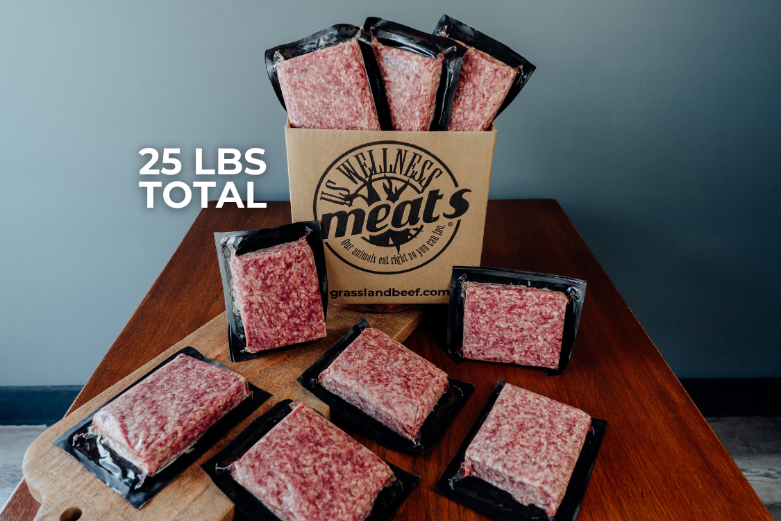 75% Ground Beef Bundle - 25 lbs