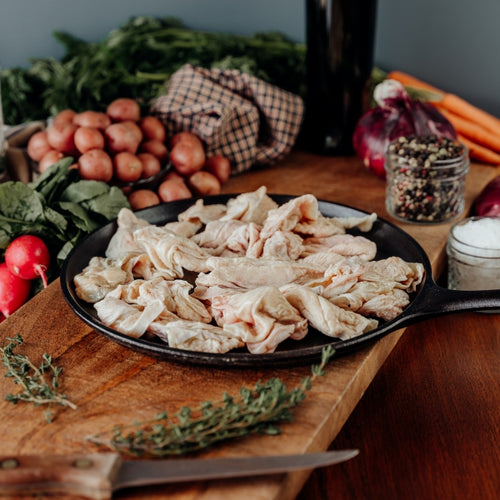 Pasture-Raised Raw Chicken Skins - 1 lb pkg | US Wellness Meats