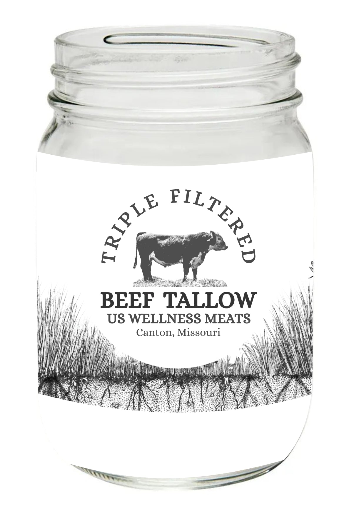 Premium Beef Tallow - 4 pk (14 oz jars) | US Wellness Meats