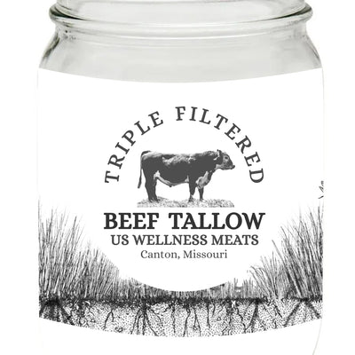 Premium Beef Tallow - 4 pk (14 oz jars) | US Wellness Meats