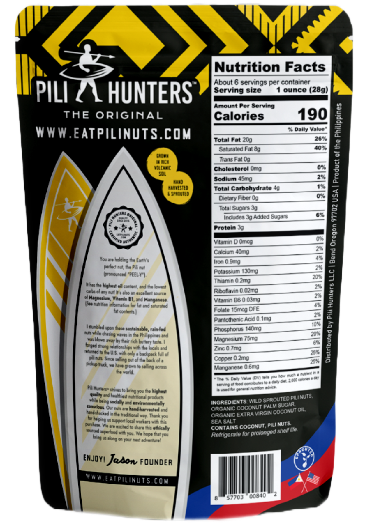 Pili Hunters™ Nuts Traditional Filipino Style (Sweet Pinoy Style)