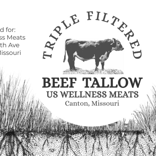 Premium Beef Tallow - 4 pk (14 oz jars) | US Wellness Meats