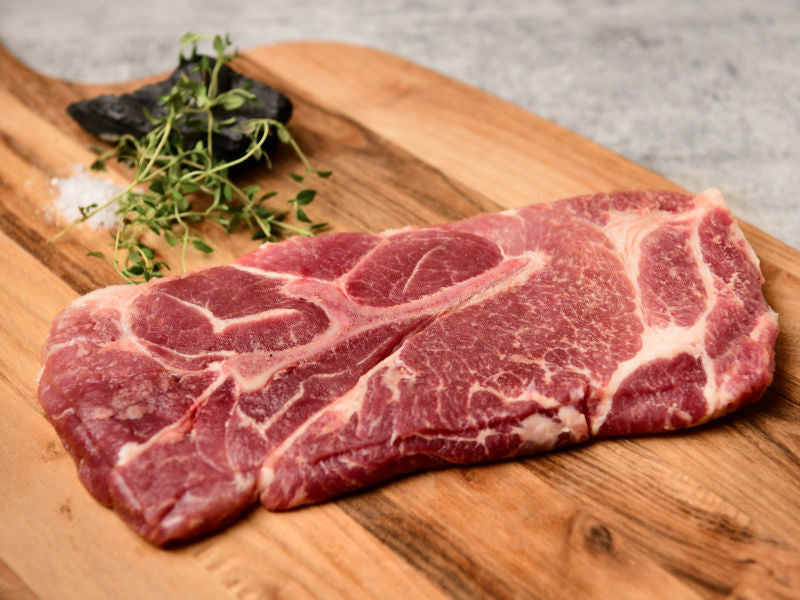 Fresh Pork Shoulder Steak - 16 oz | US Wellness Meats