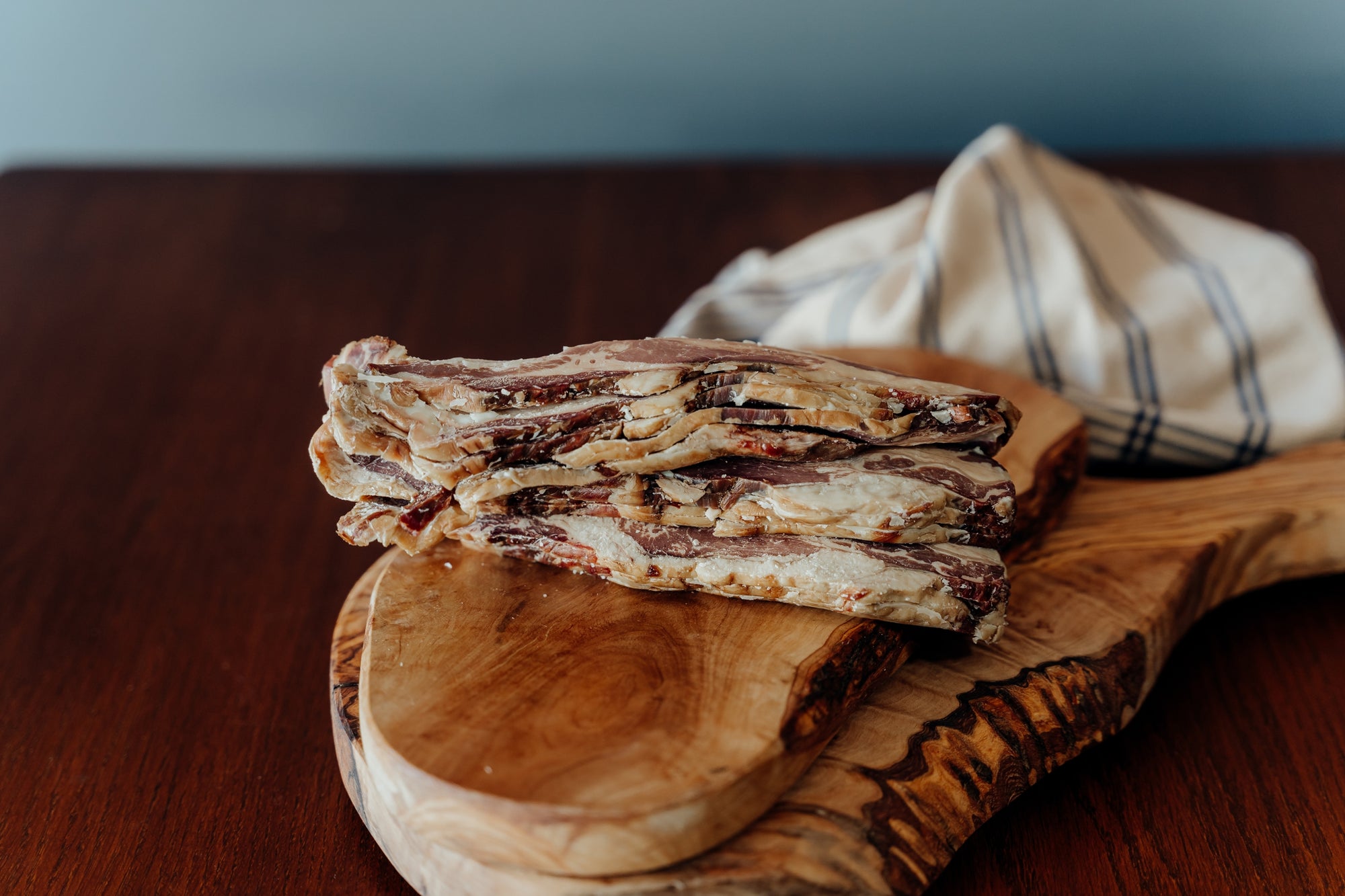 BEEF Sugar Free Bacon Slices - 1 lb. | US Wellness Meats