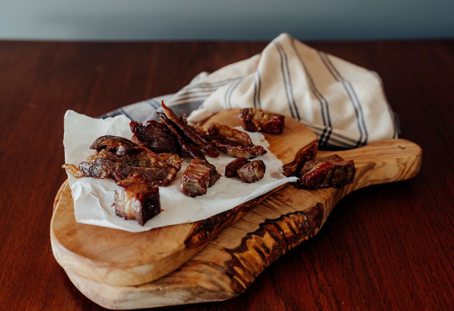 BEEF Sugar Free Bacon Tips - 1 lb. | US Wellness Meats