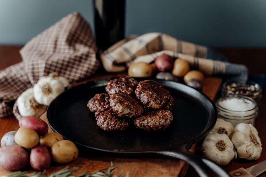 Adobo Seasoned Beef Meatballs (heat & serve) - 13 oz | US Wellness Meats