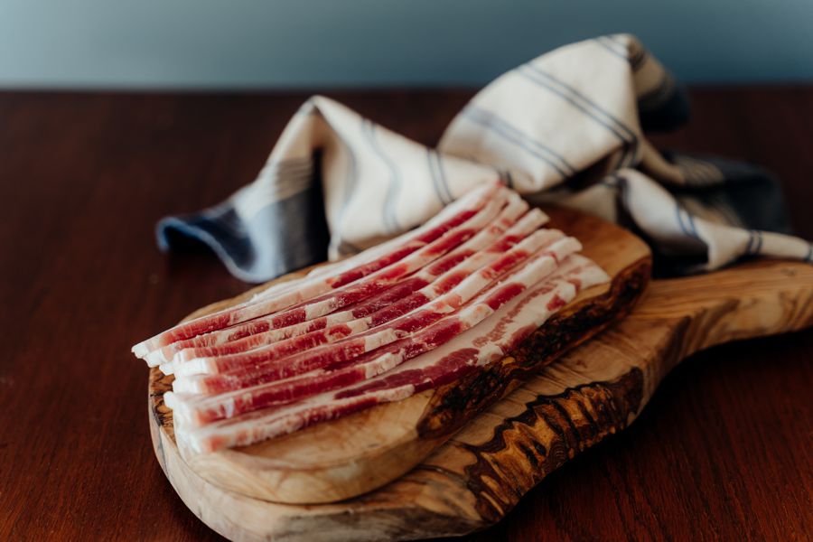 Sliced Fresh Side Pork Bacon (DIY Bacon) - 1 lb. | US Wellness Meats