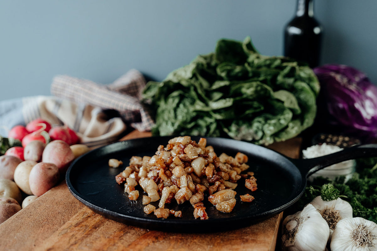 Sugar Free Pork Belly DICED - 1 lb. | US Wellness Meats